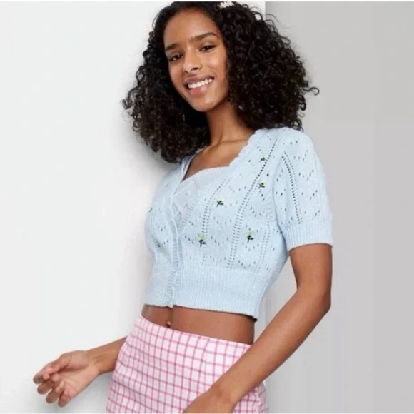 wild fable | Tops | Wild Fable Knit Cardigan And Tank Set | Poshmark